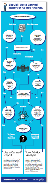 Canned Reports vs. Ad-hoc Analysis: Which to Use and When [Infographic]